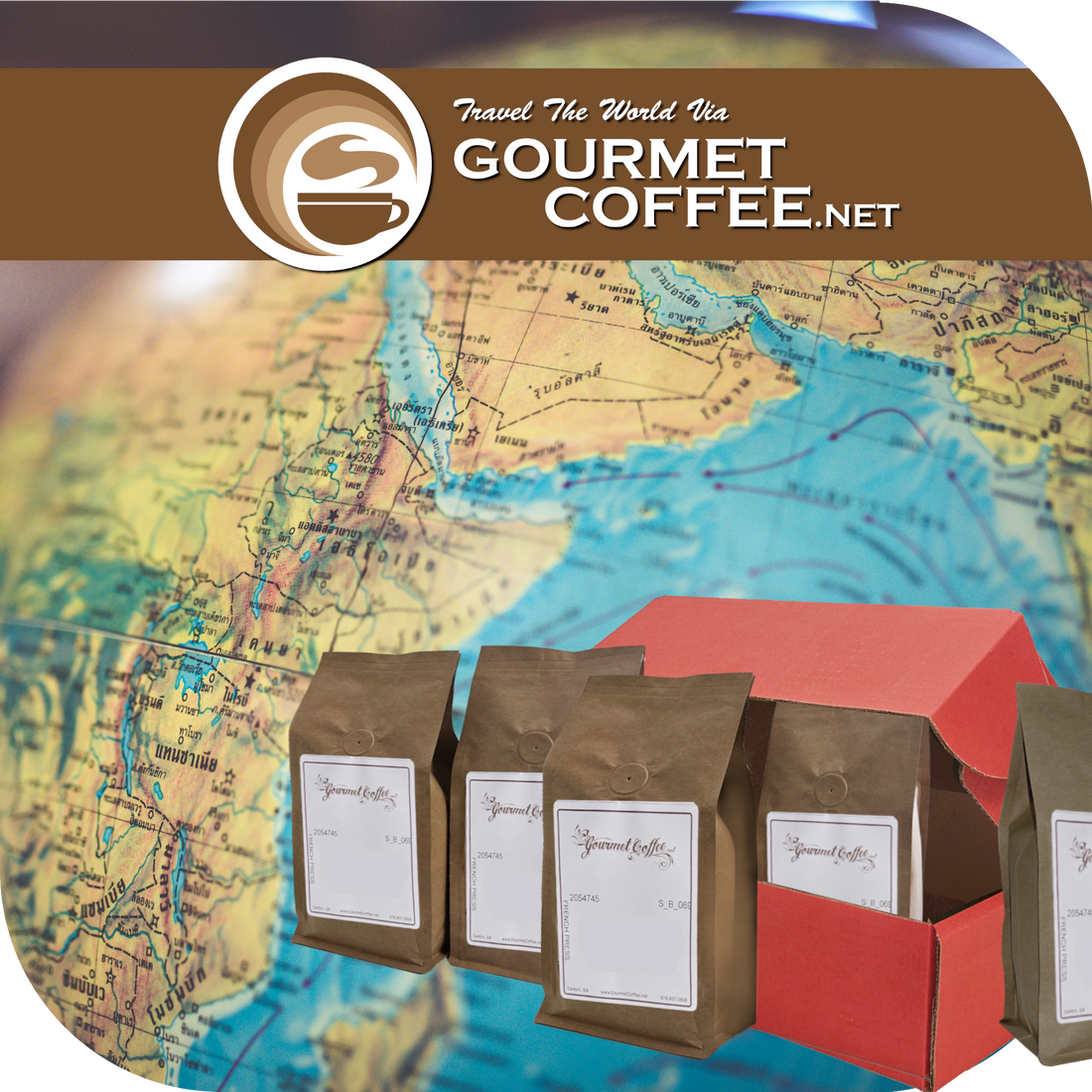 Travel The World Coffee Sampler – Gourmet Coffee