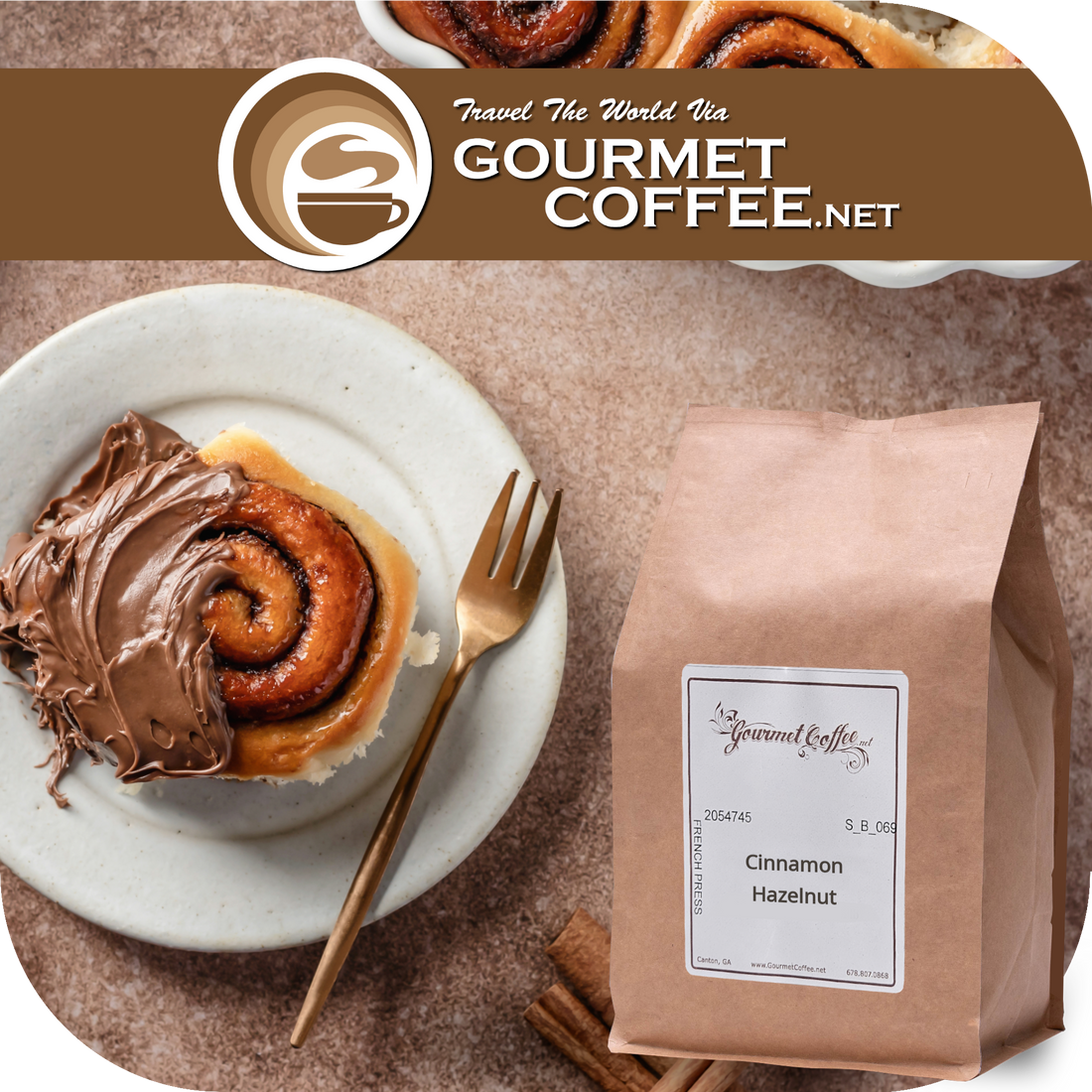 Cinnamon Hazelnut Flavored Coffee – Gourmet Coffee