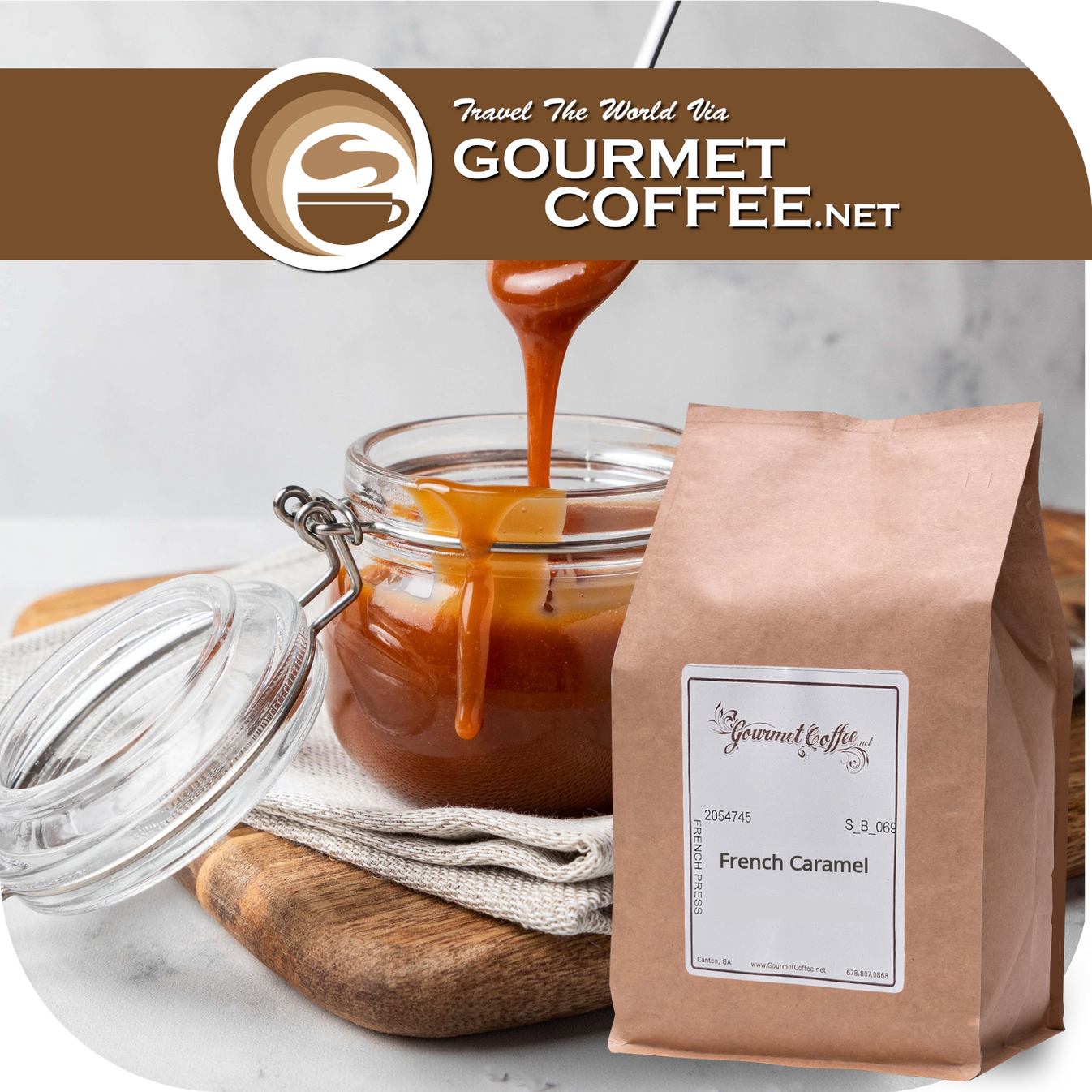 French Caramel Flavored Coffee – Gourmet Coffee