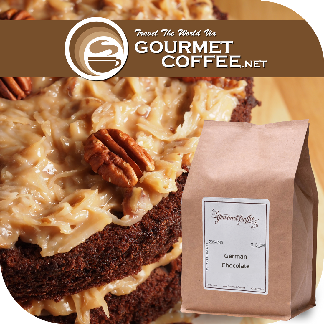 German Chocolate Flavored Coffee – Gourmet Coffee